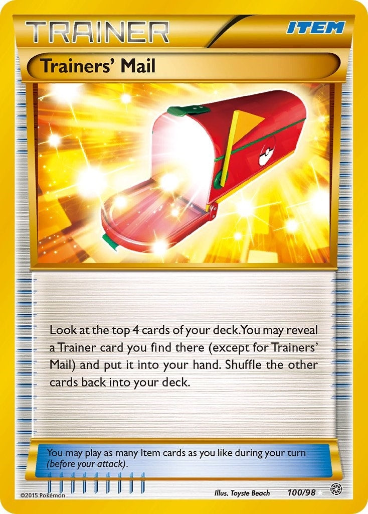 Trainers' Mail (Secret) (100/98) (XY - Ancient Origins) – Troll Aus ...