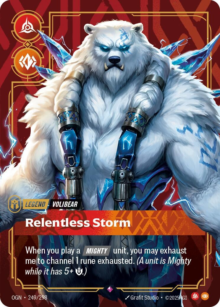 Volibear - Relentless Storm (249/298) (Origins) – Troll Aus Melb PTY LTD