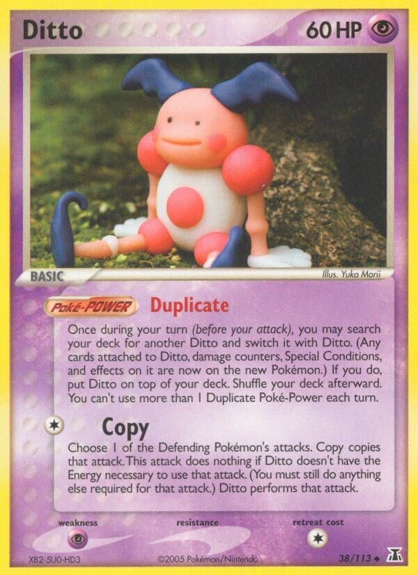 Ditto - 038/113 (Mr. Mime) (38/113) (Delta Species) – Troll Aus Melb ...