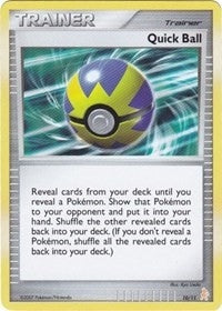 Quick Ball (10/11) (DP Trainer Kit: Manaphy & Lucario) – Troll Aus Melb ...