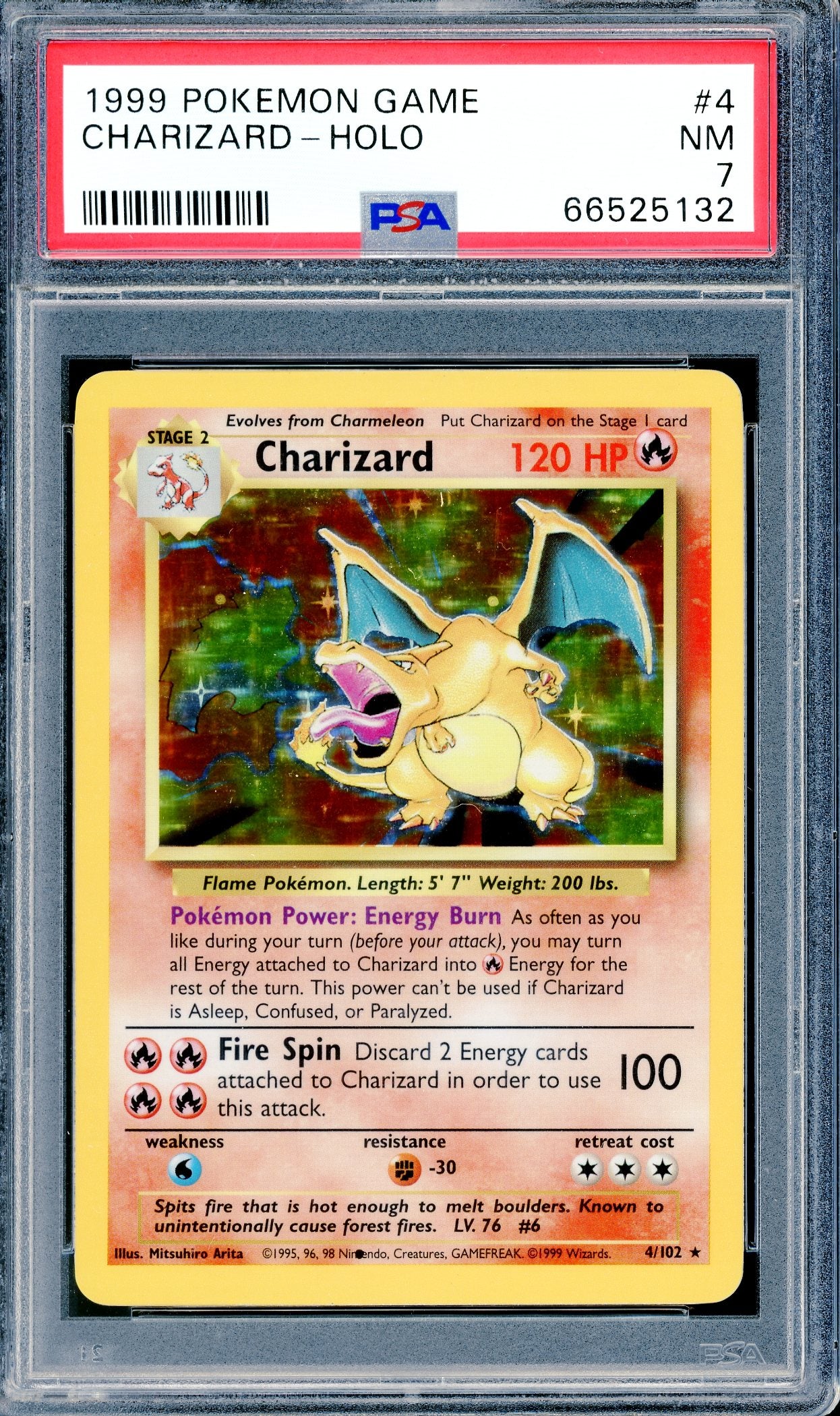 PSA 7 Charizard (4/102) [Pokemon Base Set] – Troll Aus Melb PTY LTD